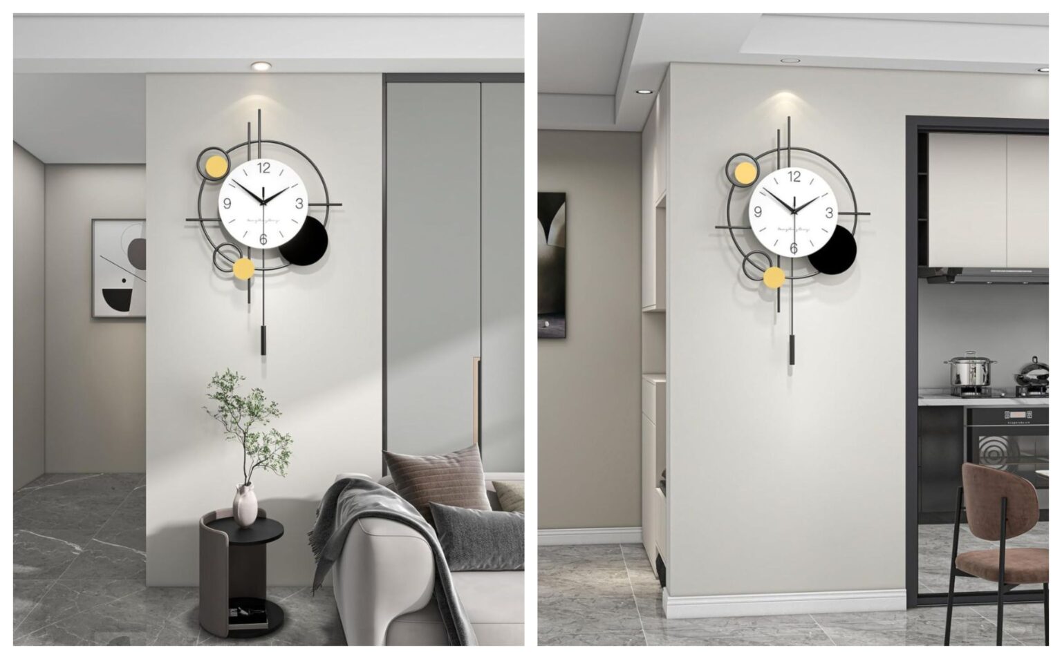 Modern Leaf Wall Clock for Beautiful Home Walls - FramingHub